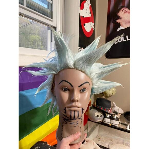 Other | Rick And Morty Wig Costume Cosplay Adult Swim Tv Lace Front ...